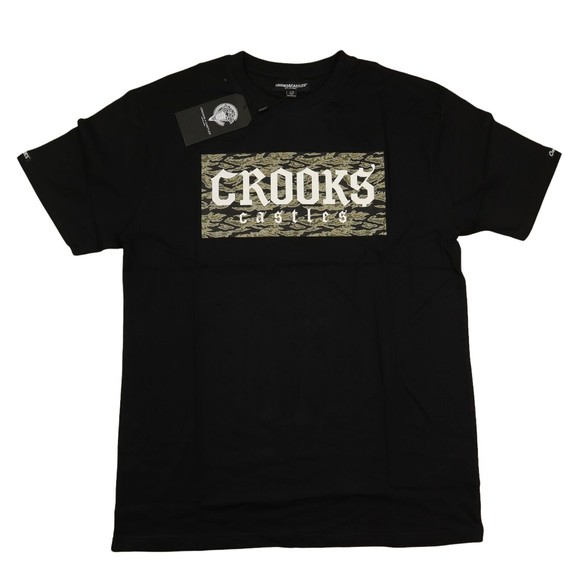 Crooks & Castles | Shirts | Crooks Castles Tshirt Large Black Short ...